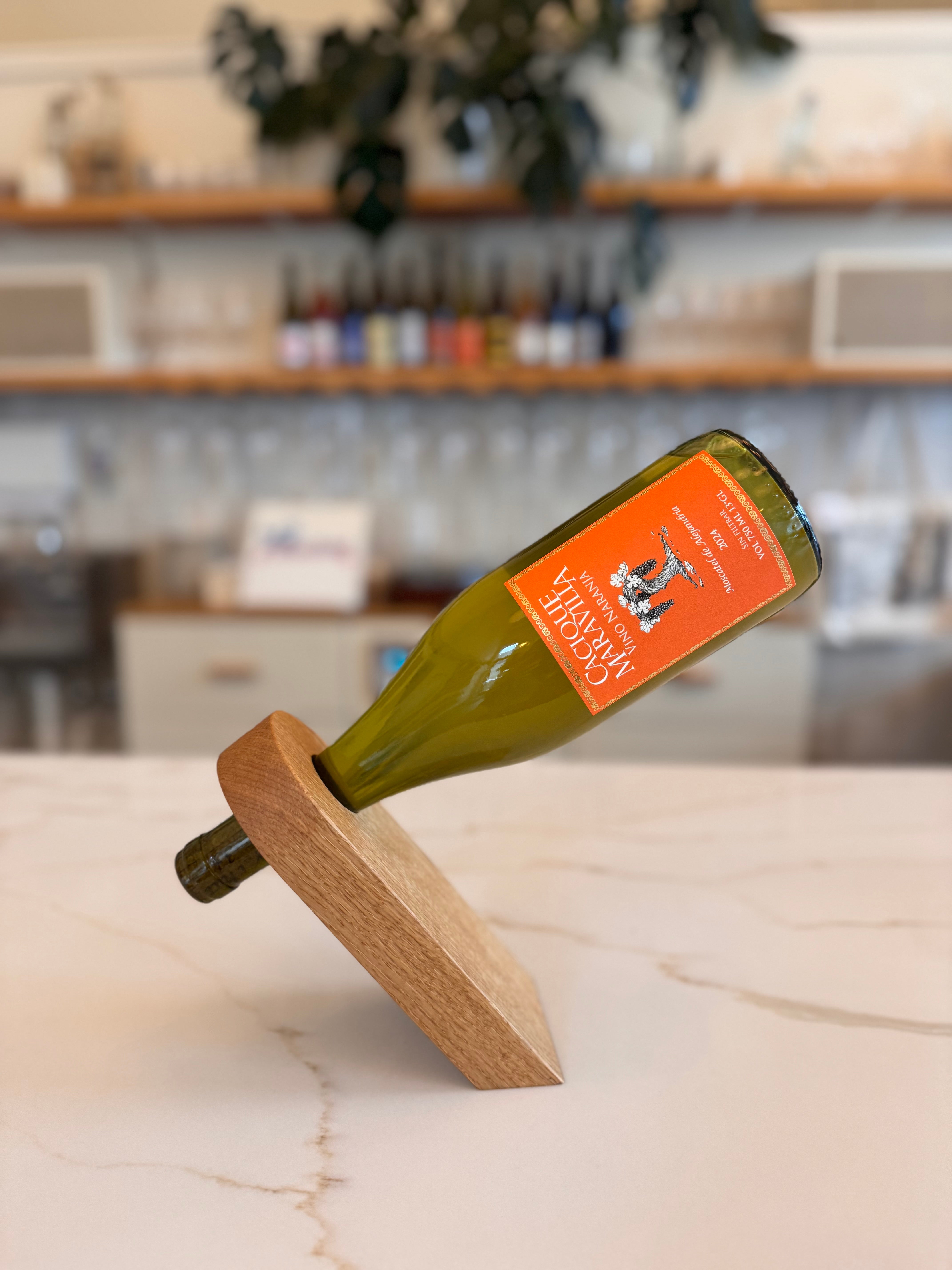 Wine Bottle Balancer – CaminoWoodshop